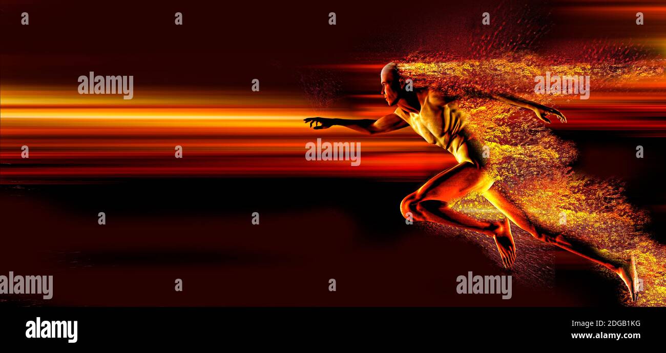 Running horizontal hi-res stock photography and images - Alamy