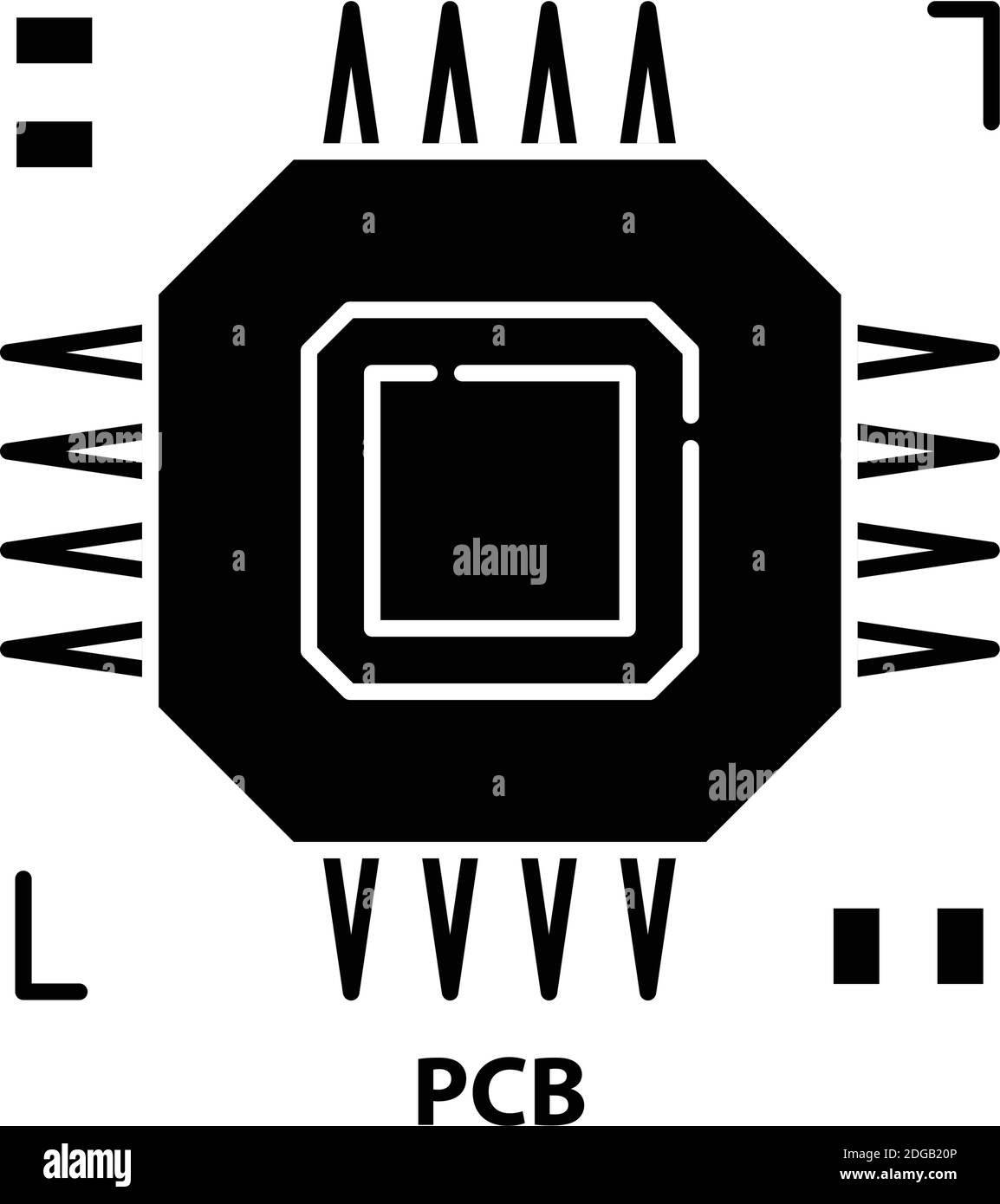 Closeup Printed Circuit Board Stock Vector Images - Alamy