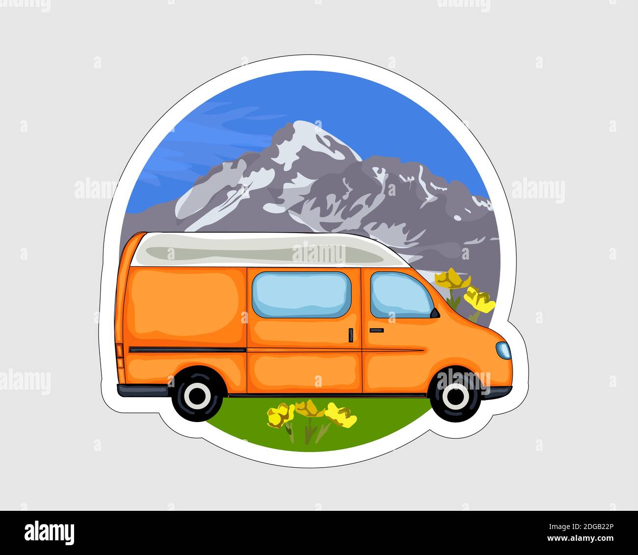 Camper vanlife Stock Vector Images - Alamy