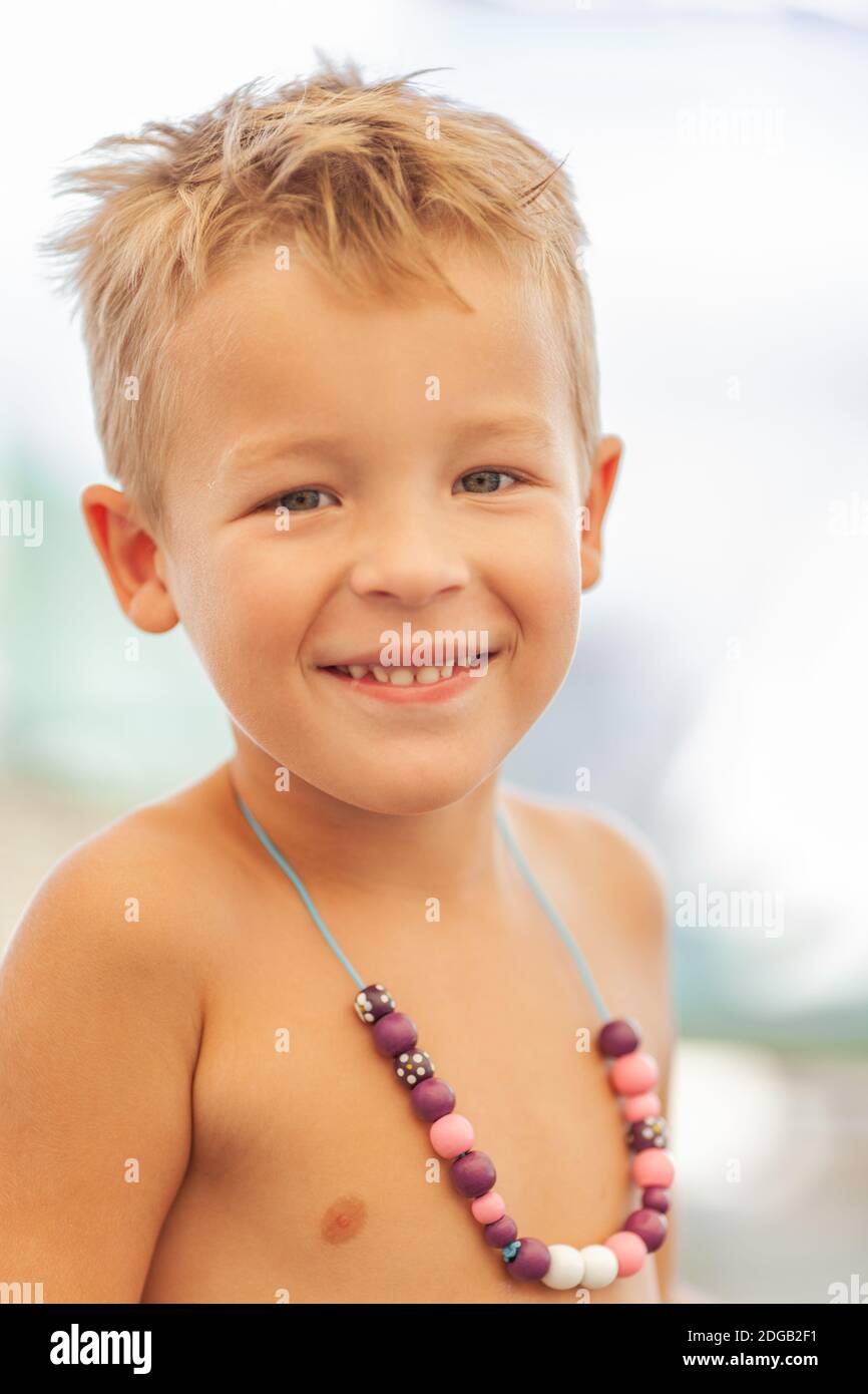 A smiling kid Stock Photo - Alamy
