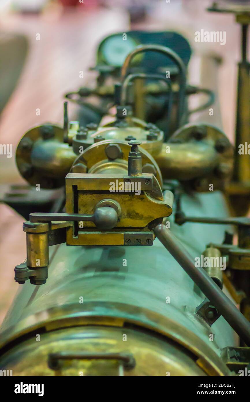 Old torpedo launcher tube from a warship. Submarine torpedo tubes are ...