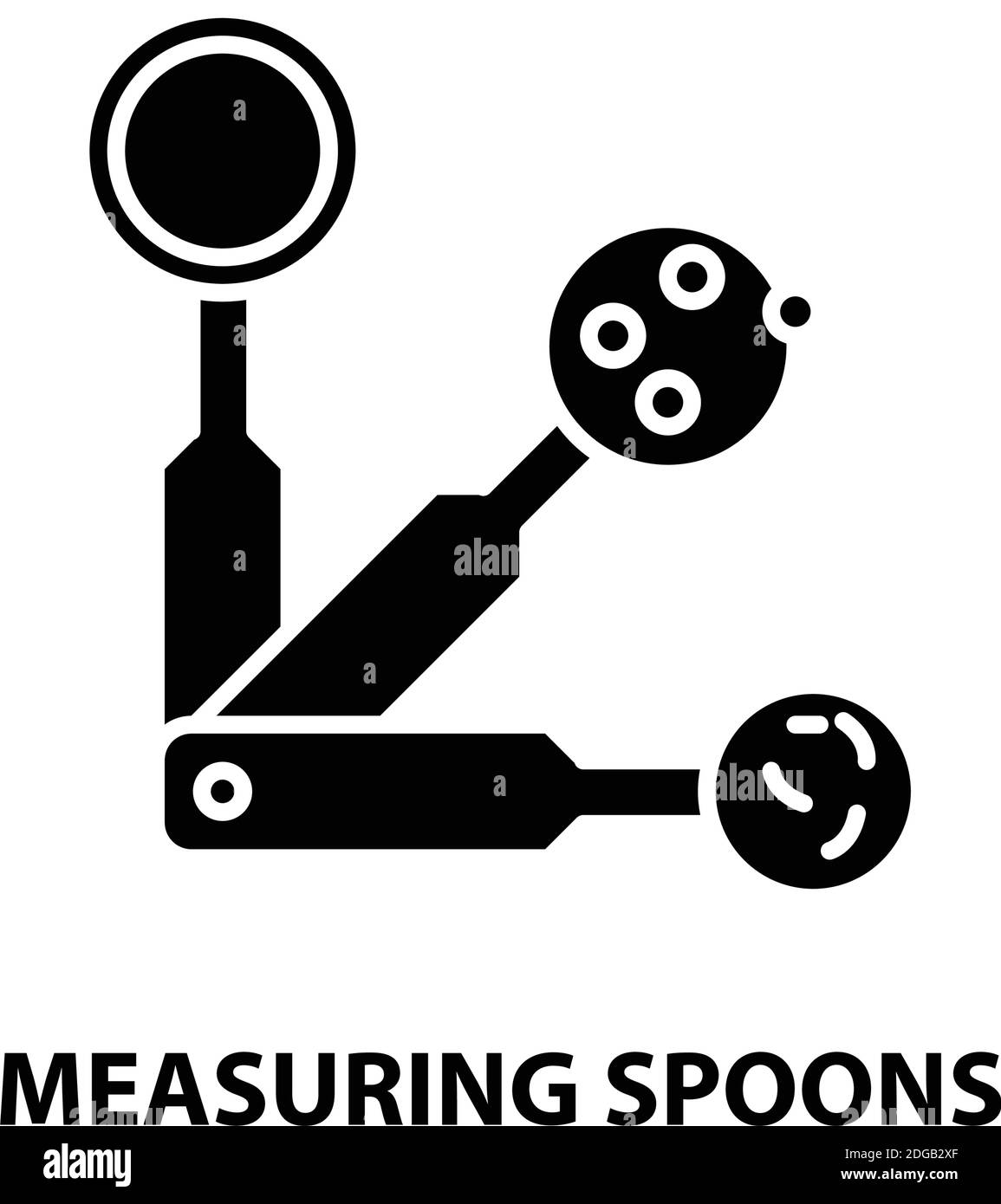 Set measuring spoons Stock Vector Images - Alamy