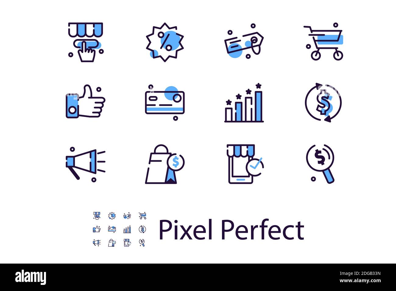 Shipping linear icons set Stock Vector Images - Alamy