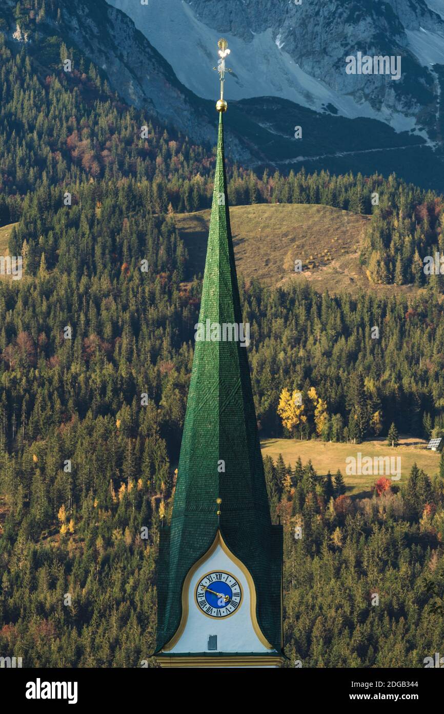 church on a valley Stock Photo - Alamy