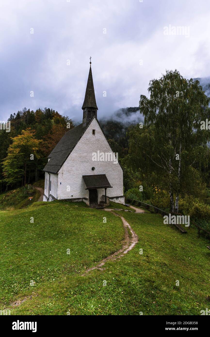 church on a valley Stock Photo - Alamy