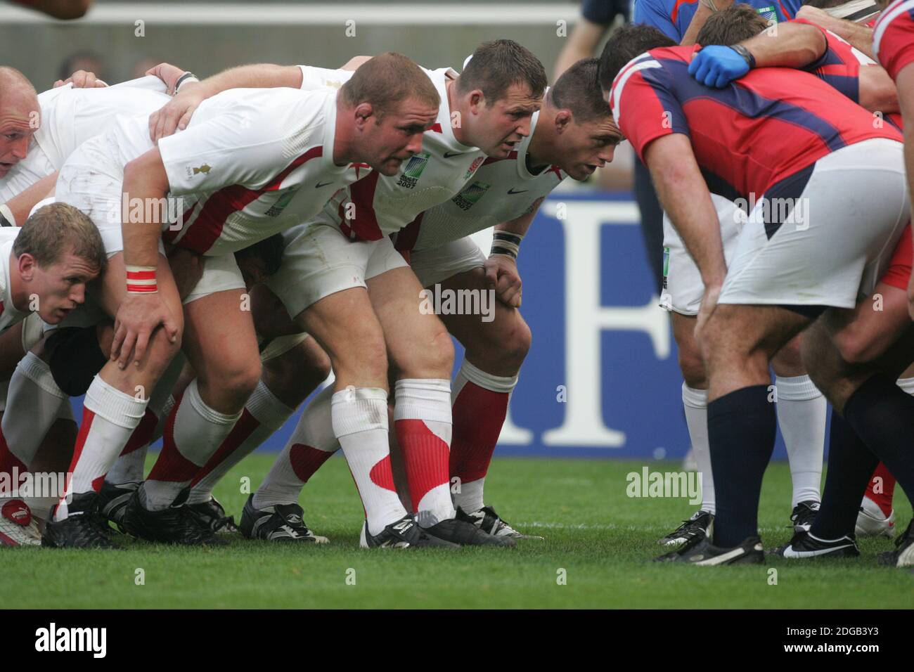 England rugby team 2007 world cup Stock Photo - Alamy