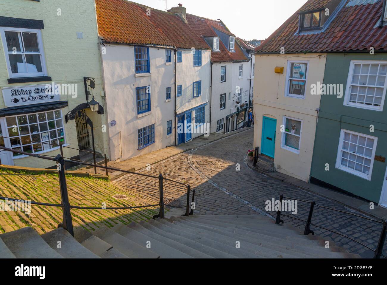 Whitby from 199 steps hi-res stock photography and images - Alamy