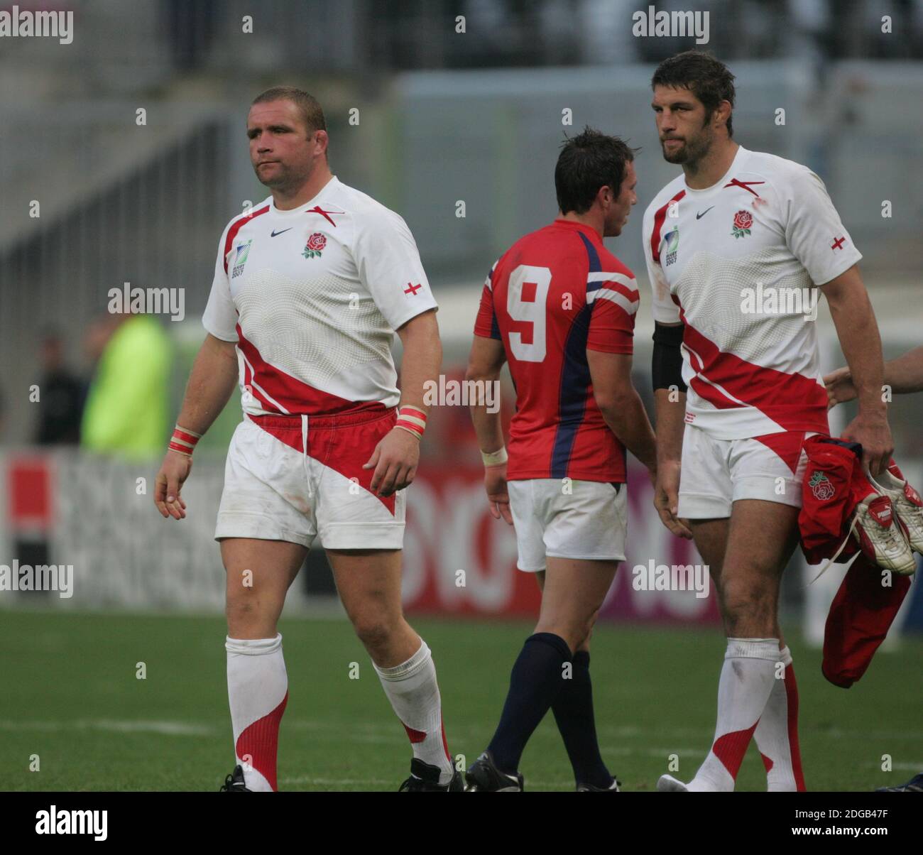England rugby team 2007 world cup Stock Photo - Alamy