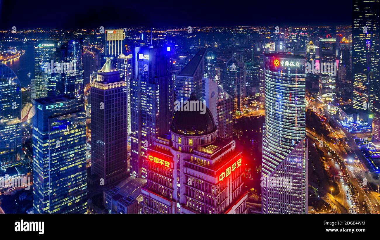 Overlook the lujiazui hi-res stock photography and images - Alamy