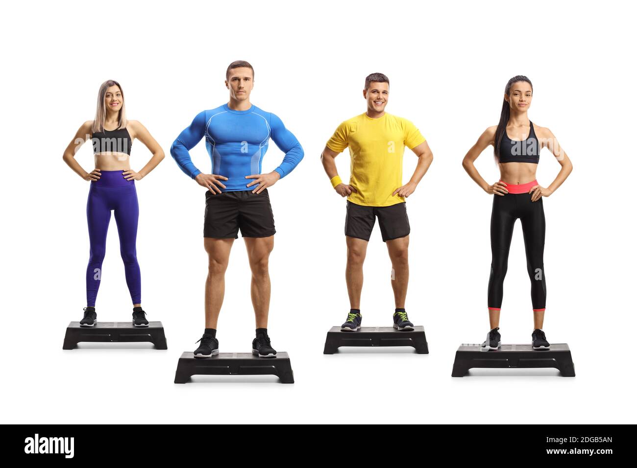 Aerobic step hi-res stock photography and images - Alamy