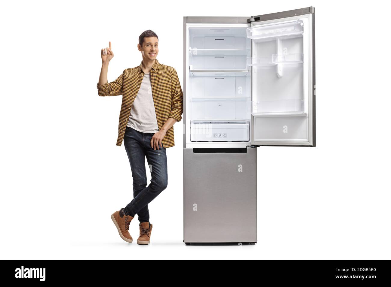 Empty fridge man hi-res stock photography and images - Alamy
