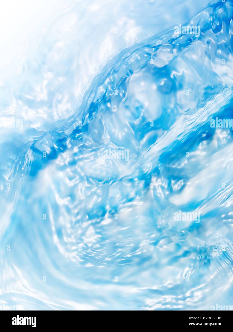 Blue gradient water wave ripple hi-res stock photography and images - Alamy