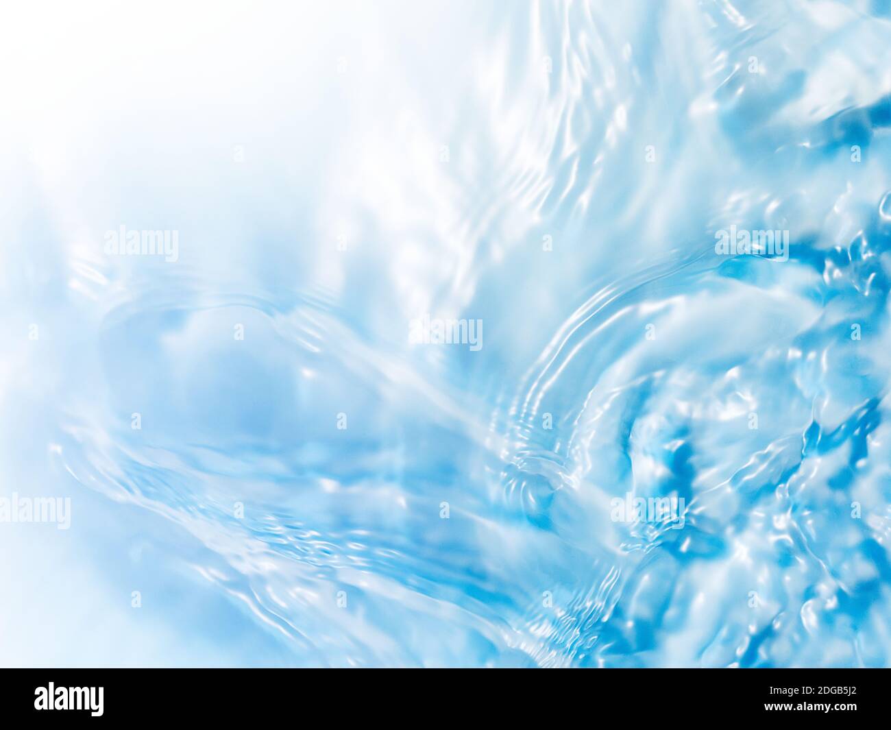Blue white water fade hi-res stock photography and images - Alamy