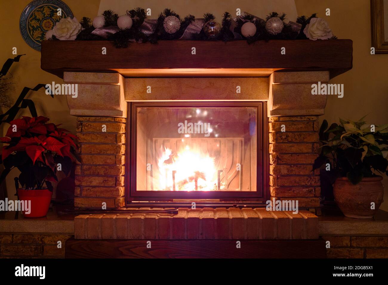 December 2020:A Christmas Chimney Stock Photo - Alamy