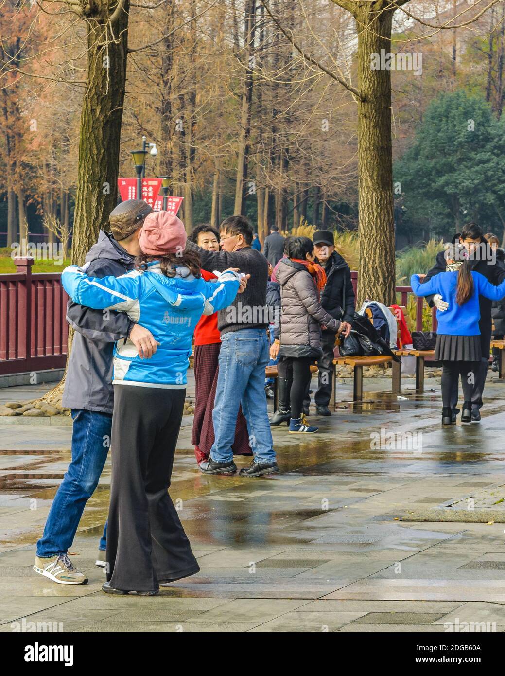People Dancing at Park, Shanghai, China Stock Photo - Alamy