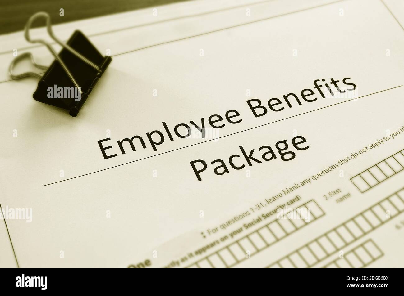 Employee benefits business career hi-res stock photography and images ...