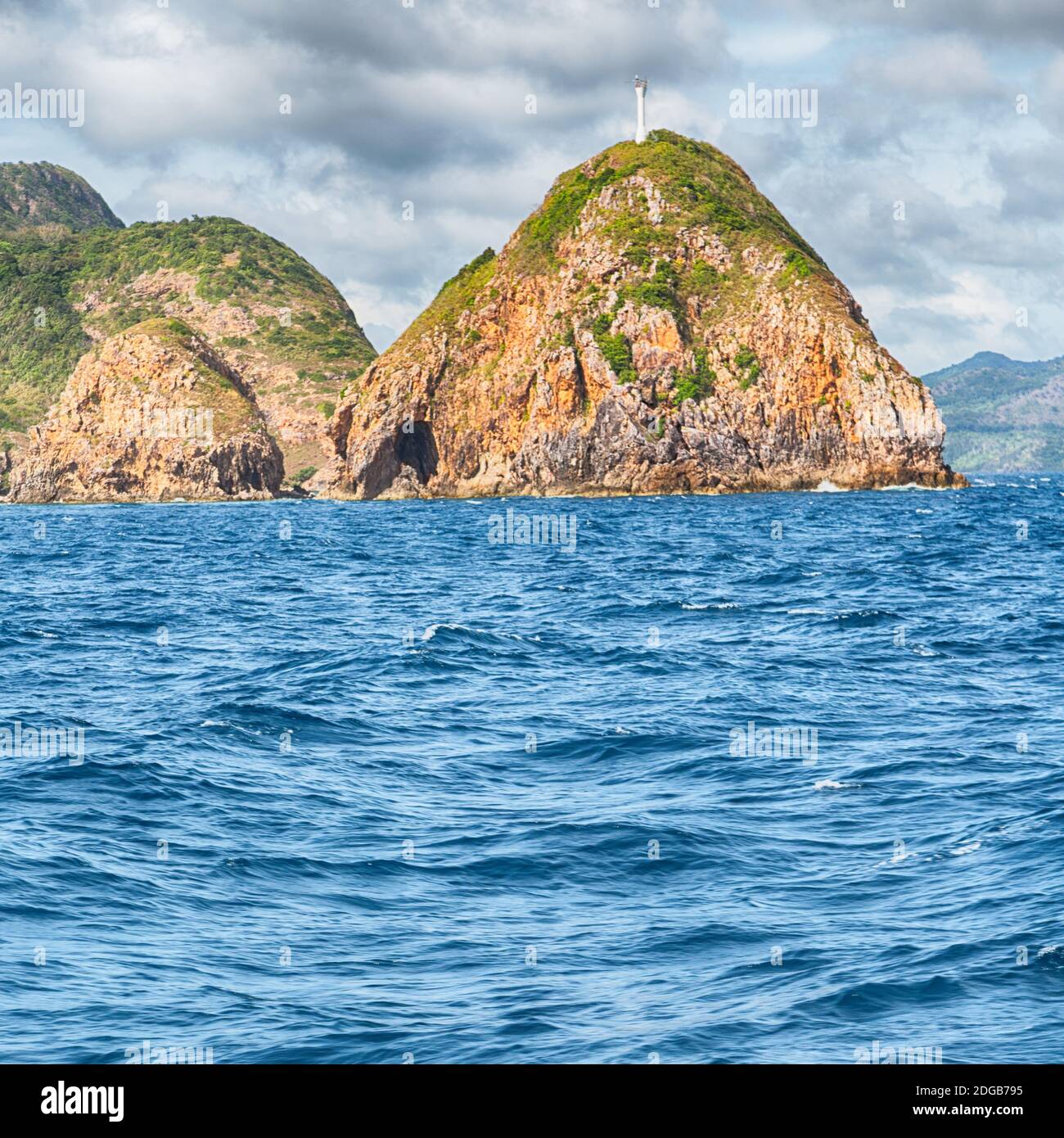 A view from boat and the pacific ocean Stock Photo - Alamy