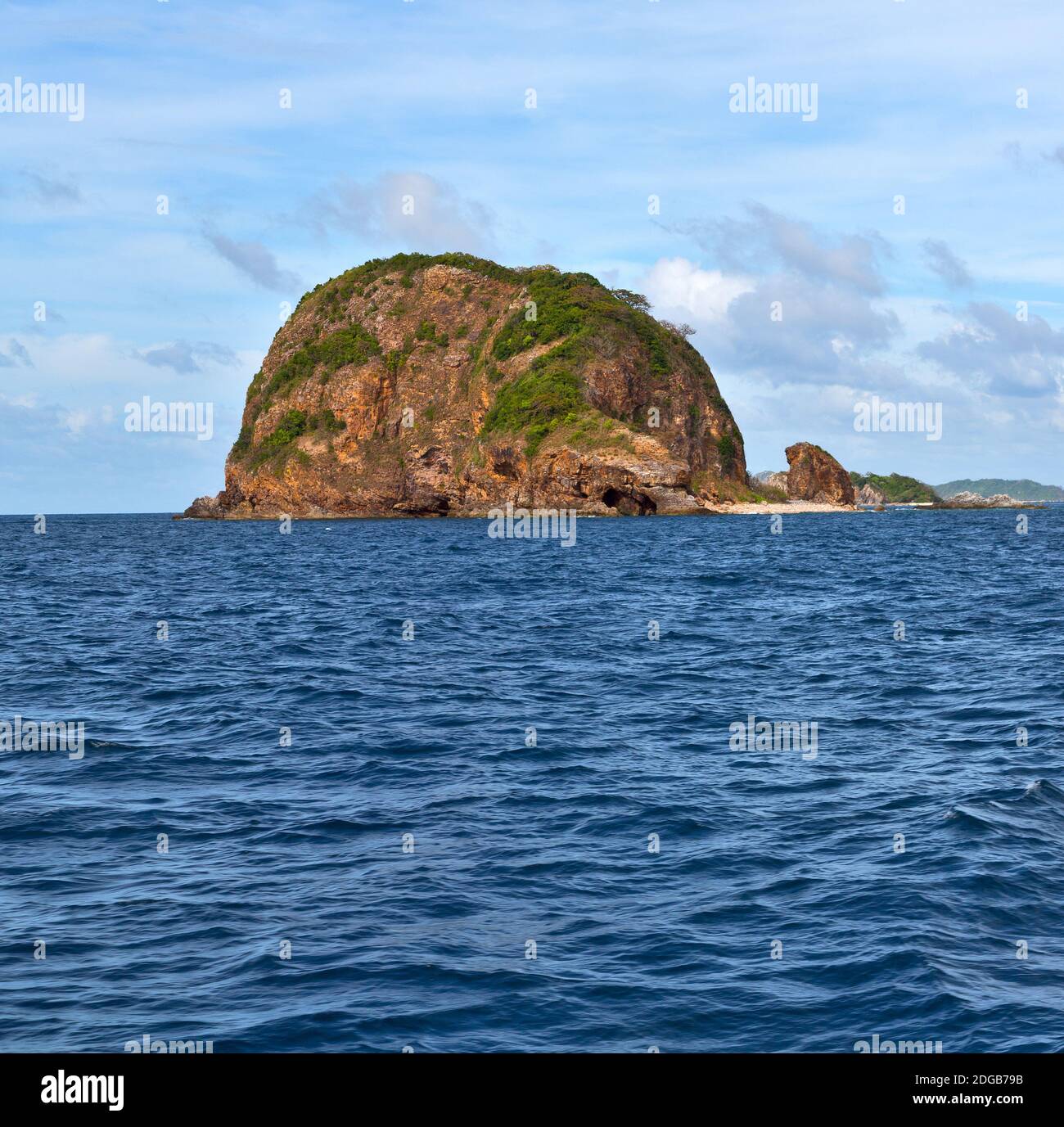A view from boat and the pacific ocean Stock Photo - Alamy