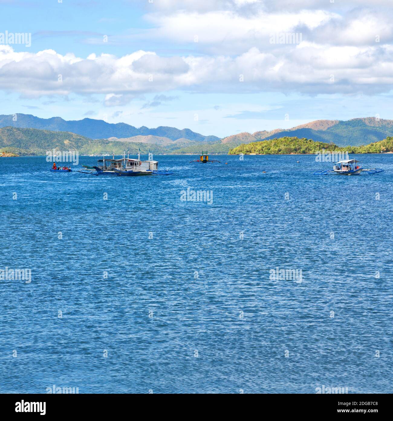 A view from boat and the pacific ocean Stock Photo - Alamy