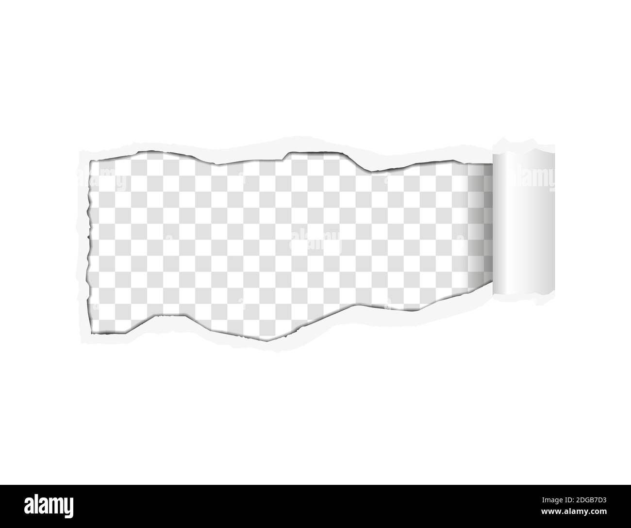 Vector illustration. Ripped paper. Torn ripped pieces Stock Vector ...