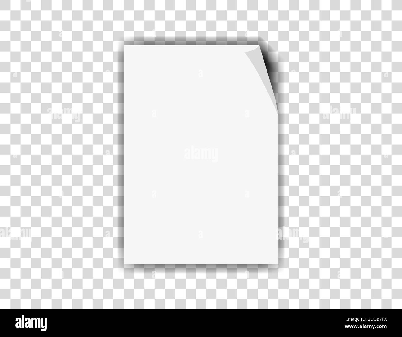 Bent paper vector vectors Black and White Stock Photos & Images - Alamy