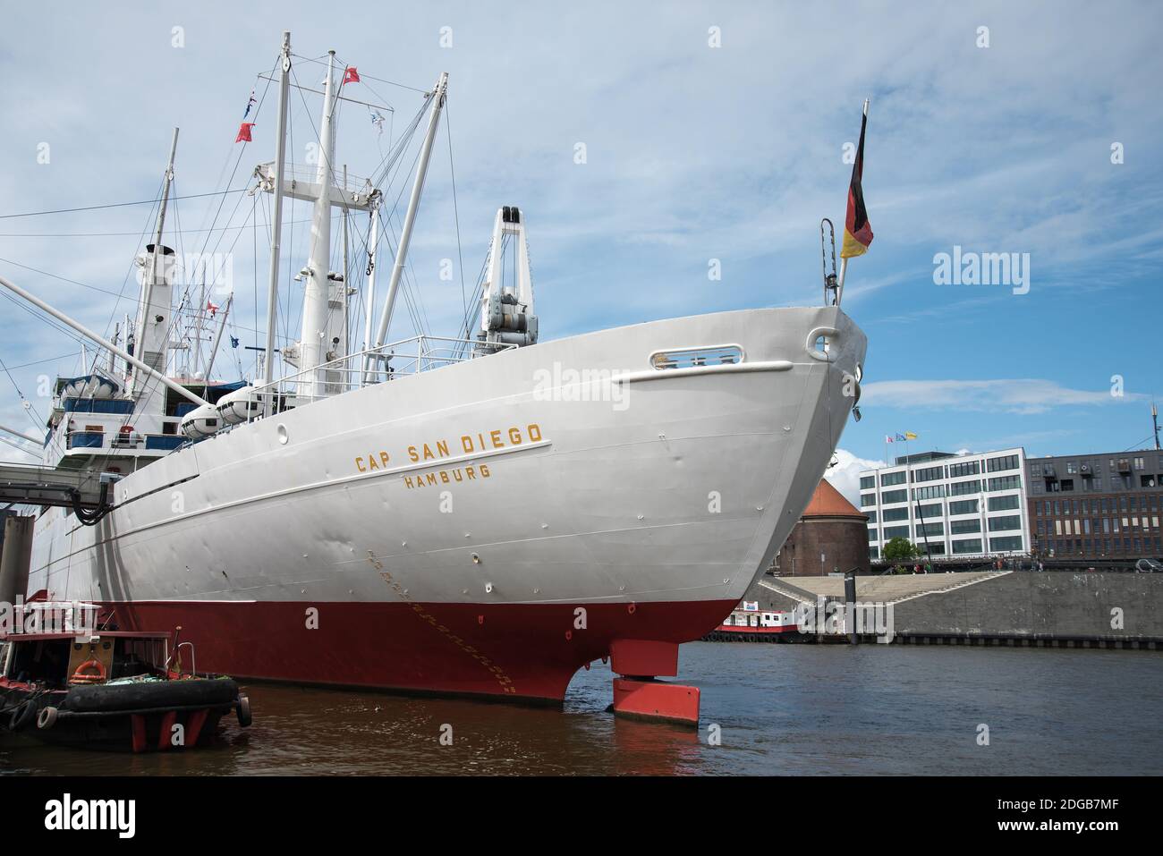 General cargo freighter Stock Photo - Alamy