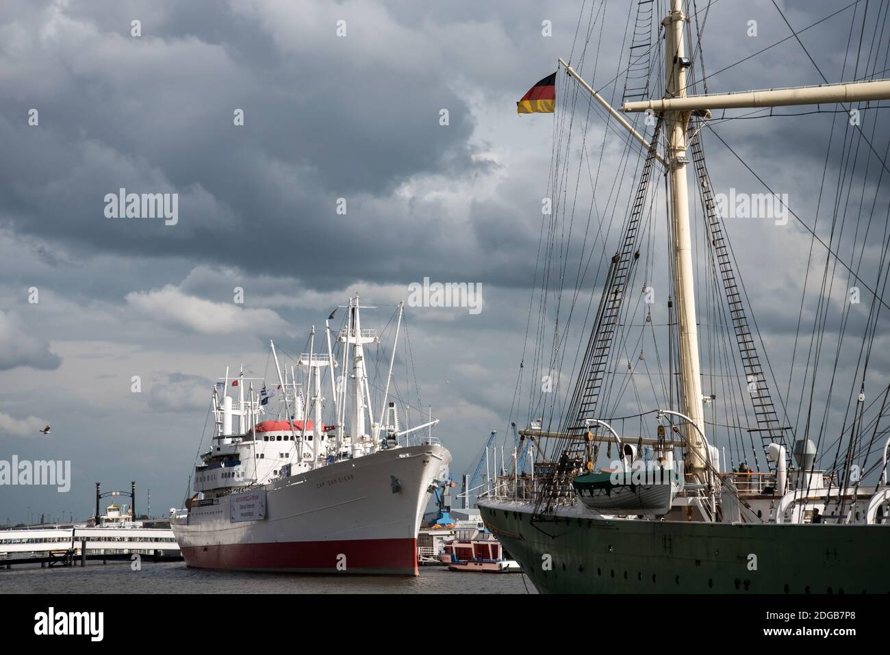 General cargo freighter Stock Photo - Alamy