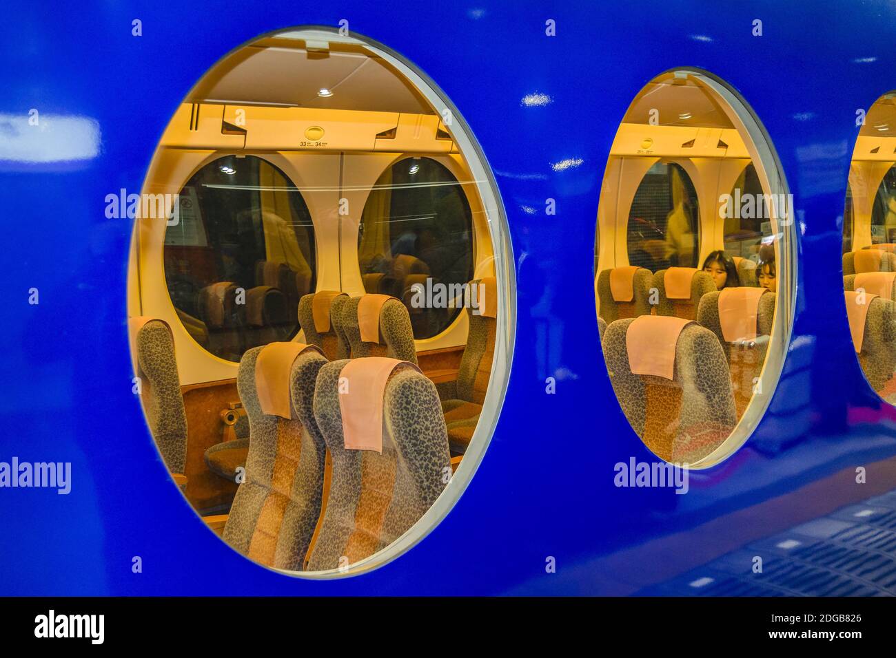 Shinkansen bullet train interior hi-res stock photography and images - Alamy