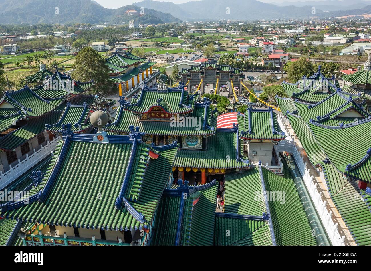 Roofs of famous Baohu Dimu Temple Stock Photo - Alamy