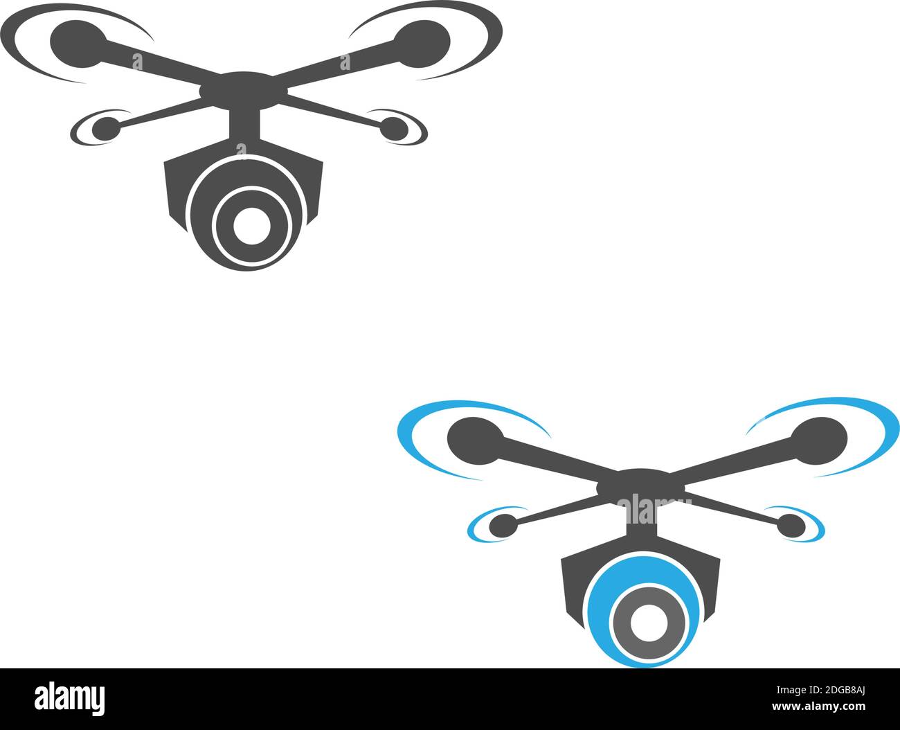Drone icon logo design vector template Stock Vector Image & Art - Alamy