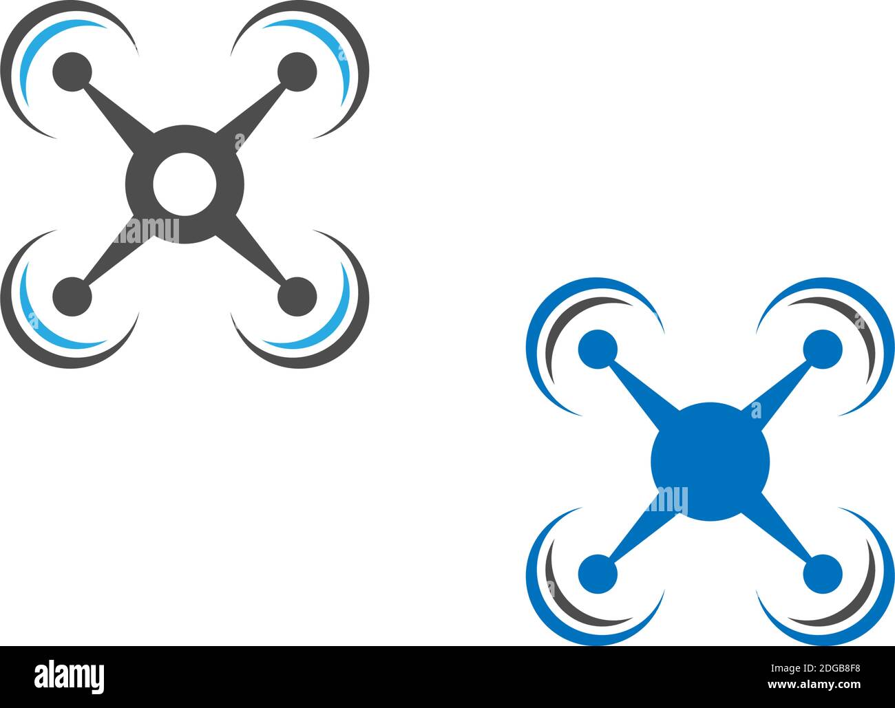 Drone icon logo design vector template Stock Vector Image & Art - Alamy