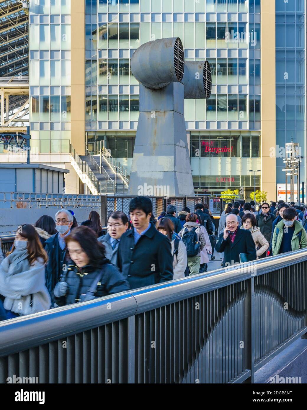 Crowded Urban Scene, Osaka - Japan Stock Photo - Alamy