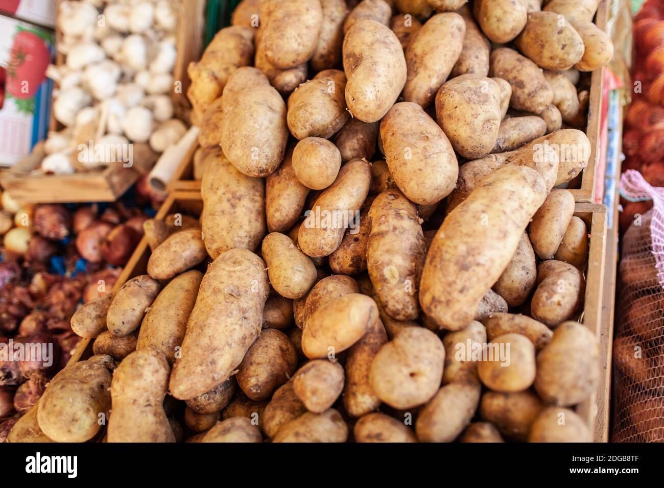 Closeup potatoes hi-res stock photography and images - Alamy
