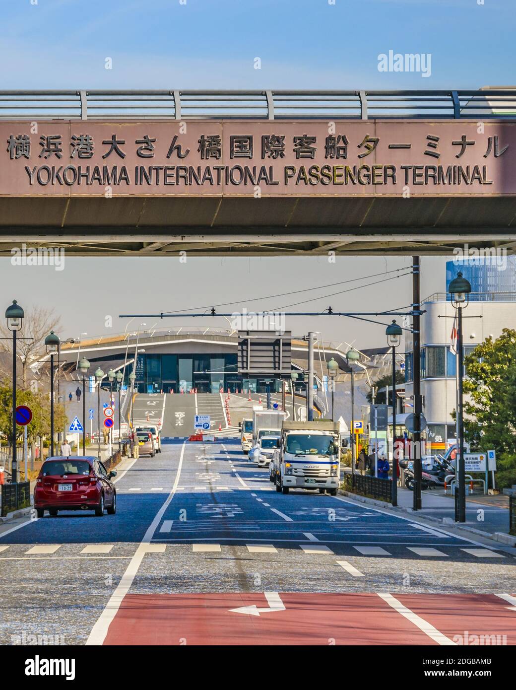 Yokohama International Passenger Terminal Entrance Stock Photo - Alamy