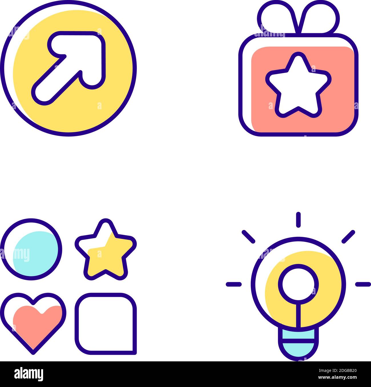 Mobile application interface rgb hi-res stock photography and images ...