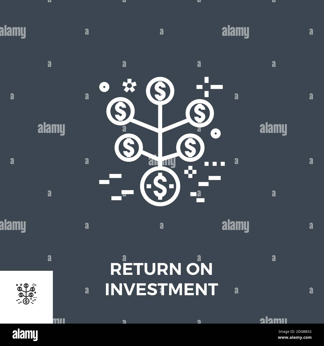 Return on Investment Line Icon Stock Vector Image & Art - Alamy