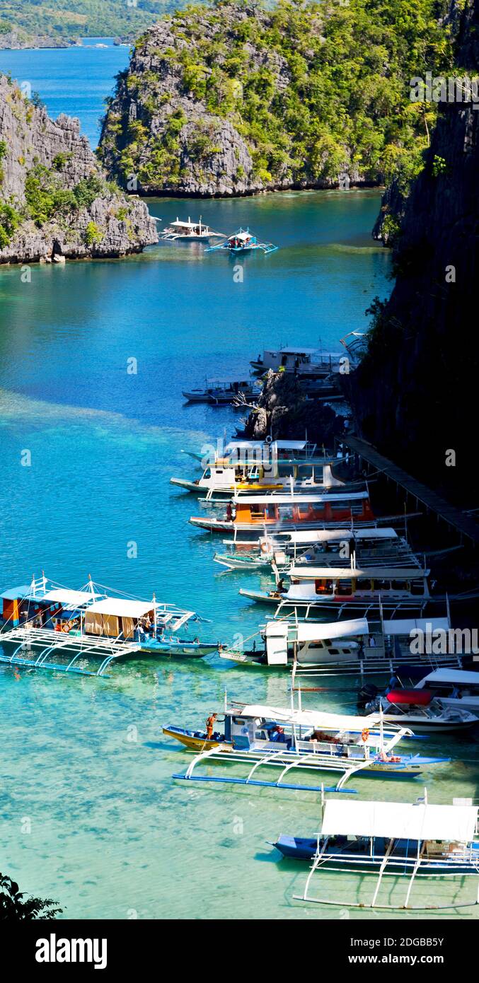 View from a cliff of the beautiful paradise bay Stock Photo - Alamy