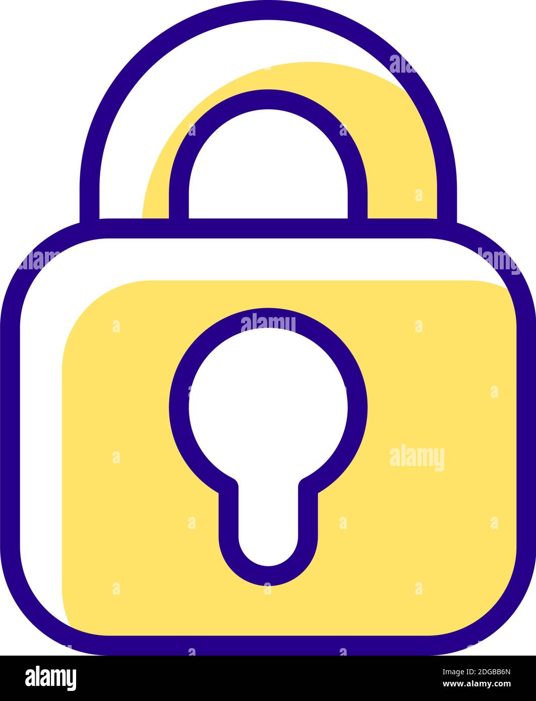 Lock RGB color icon Stock Vector Image & Art - Alamy