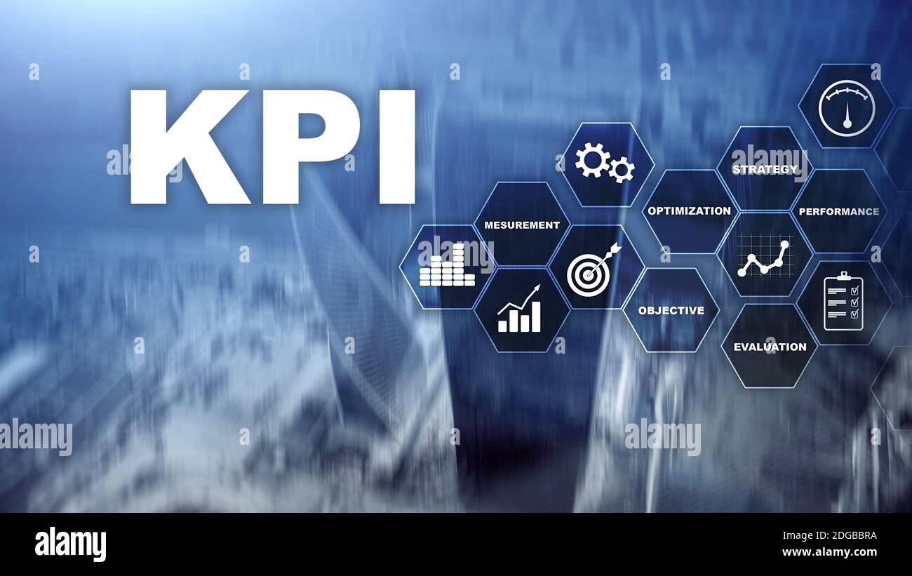 KPI - Key Performance Indicator. Business and technology concept ...