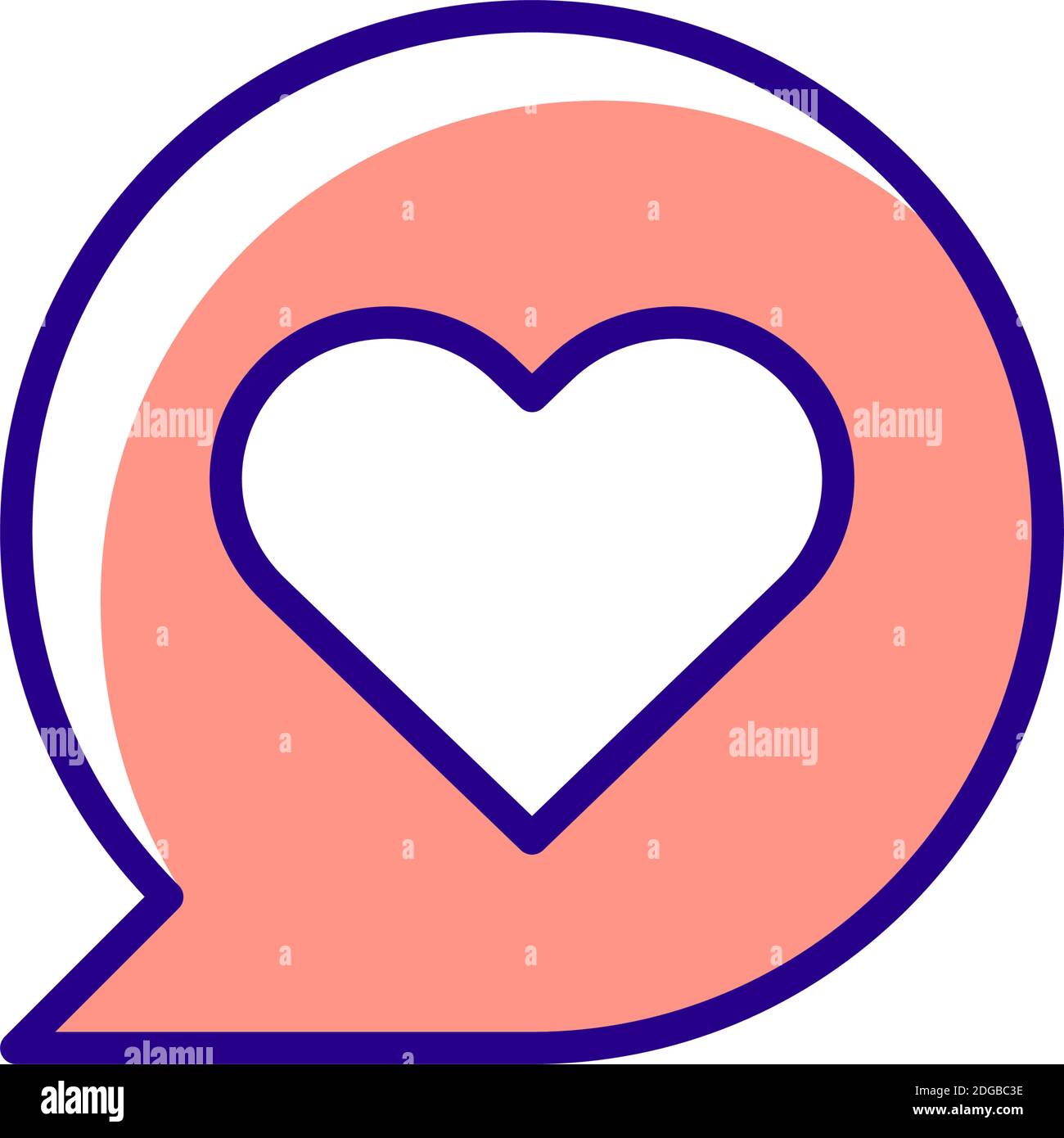 Heart RGB color icon Stock Vector Image & Art - Alamy