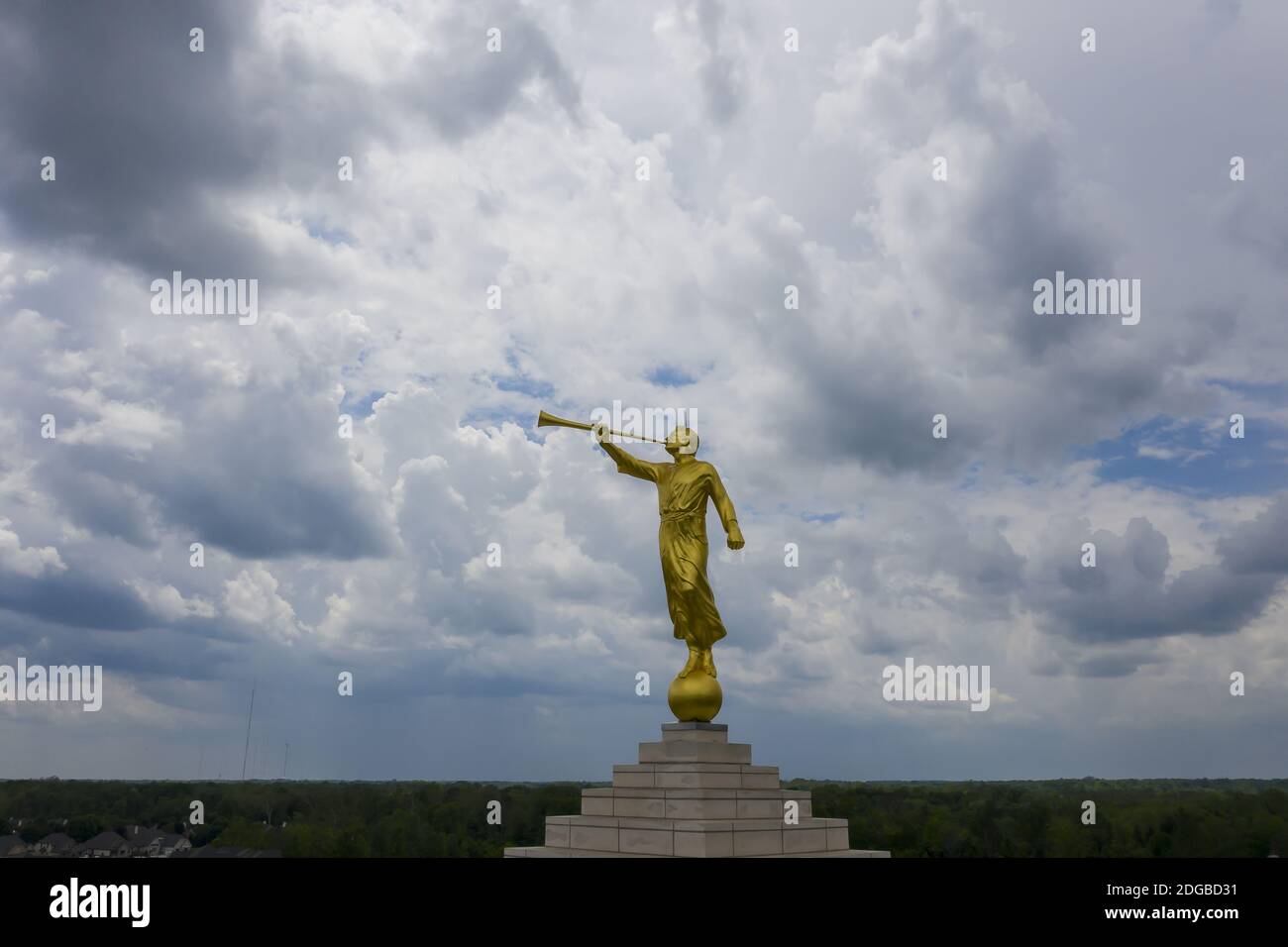 Indianapolis Mormon Temple Stock Photo - Alamy