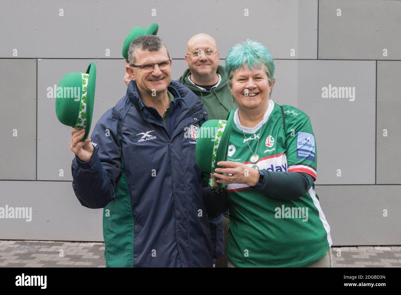 London Irish supporters Stock Photo - Alamy