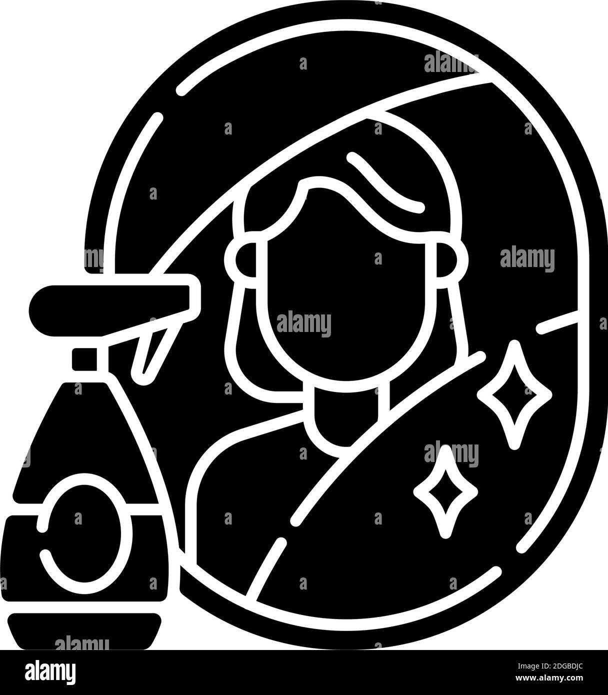Wiping mirror black glyph icon Stock Vector Image & Art - Alamy