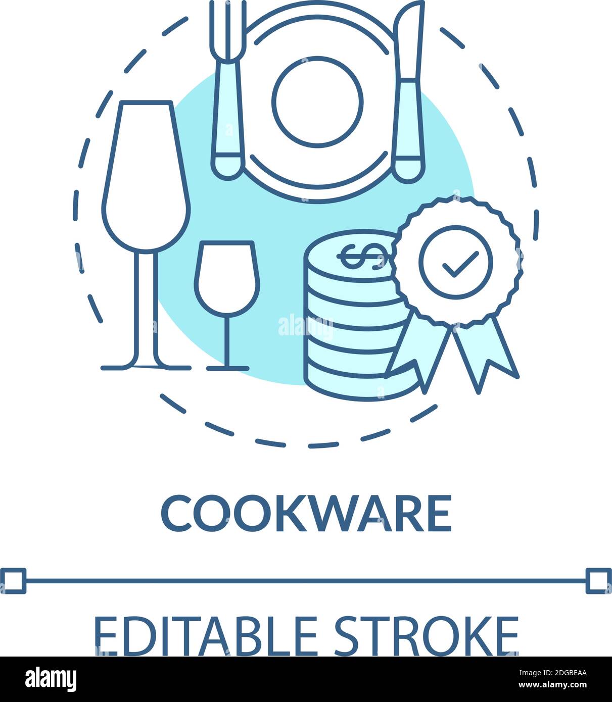 Cookware concept icon Stock Vector Image & Art - Alamy