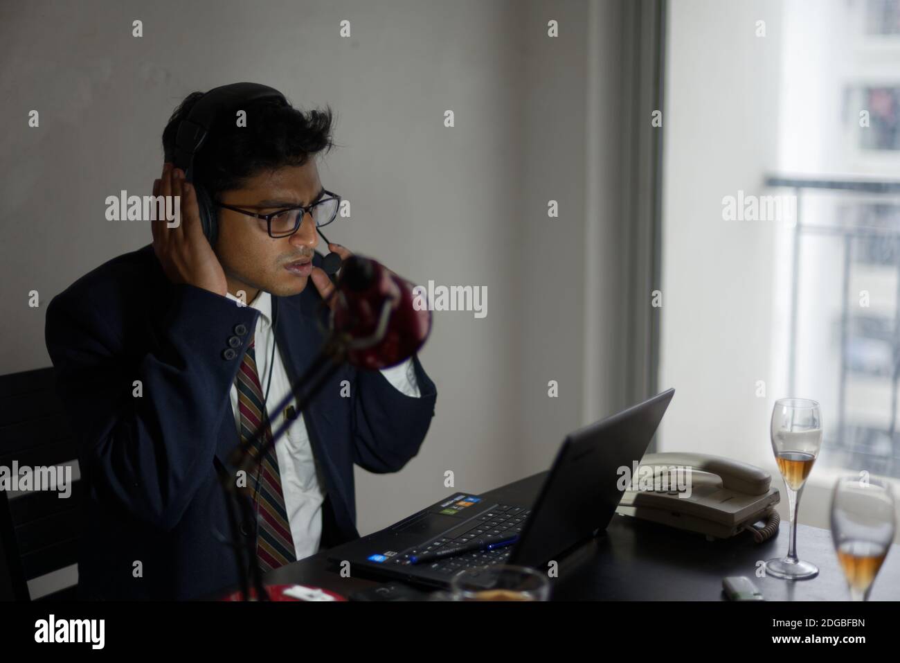 An Indian Bengali tall, dark, handsome brunette young man/telecaller in ...