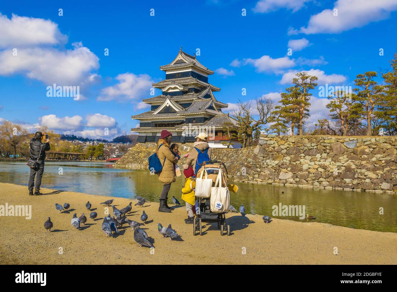 Matsumoto Castle Exterior, Nagano, Japan Stock Photo - Alamy