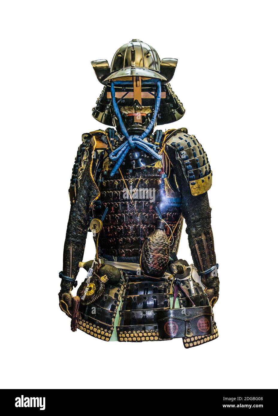 Front View Samurai Warrior Cosutme Isolated Stock Photo - Alamy