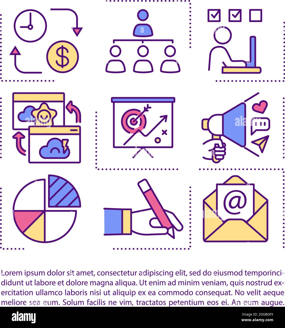 Remote virtual assistant concept Cut Out Stock Images & Pictures - Alamy