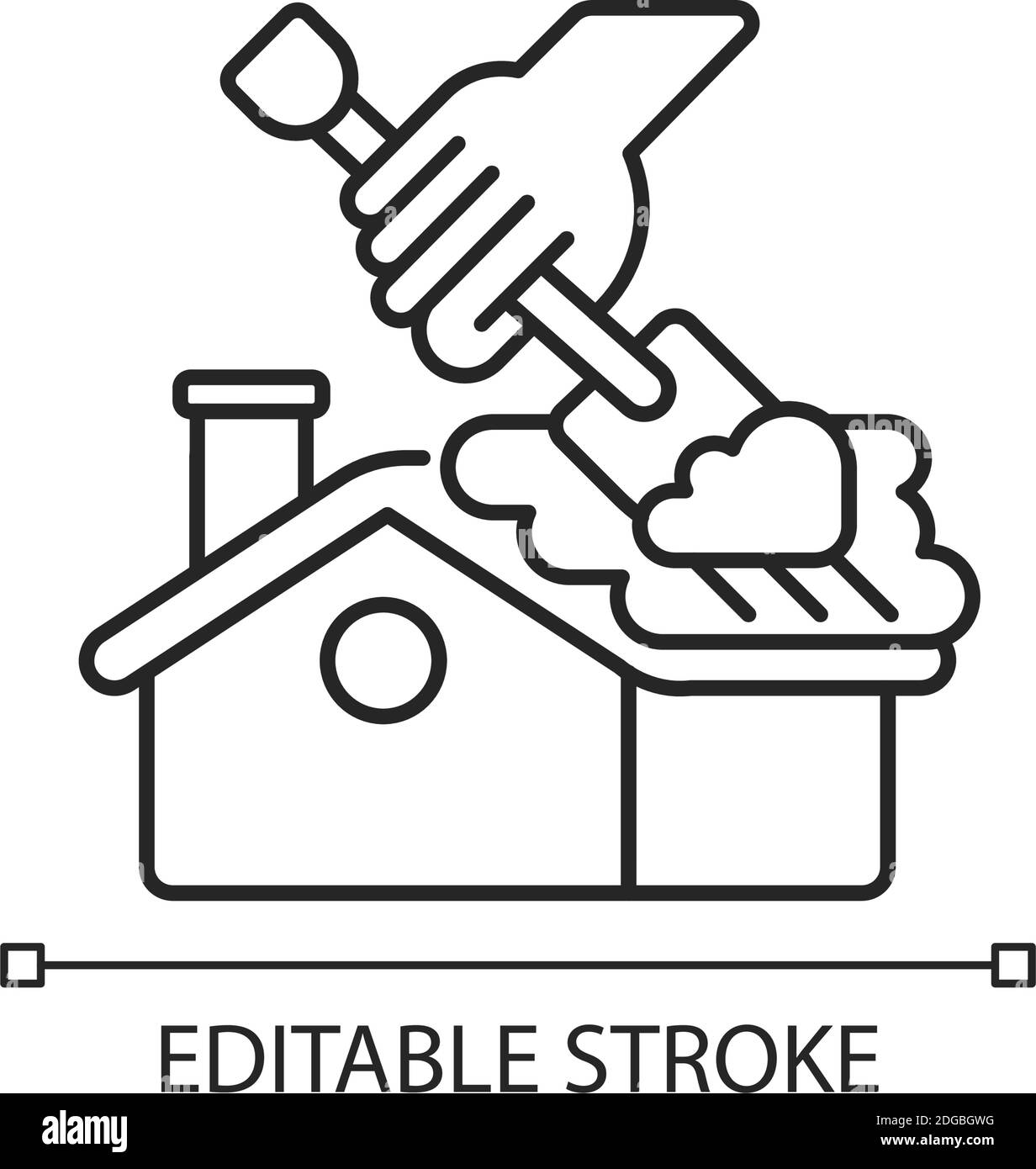 Weather roof Cut Out Stock Images & Pictures - Alamy