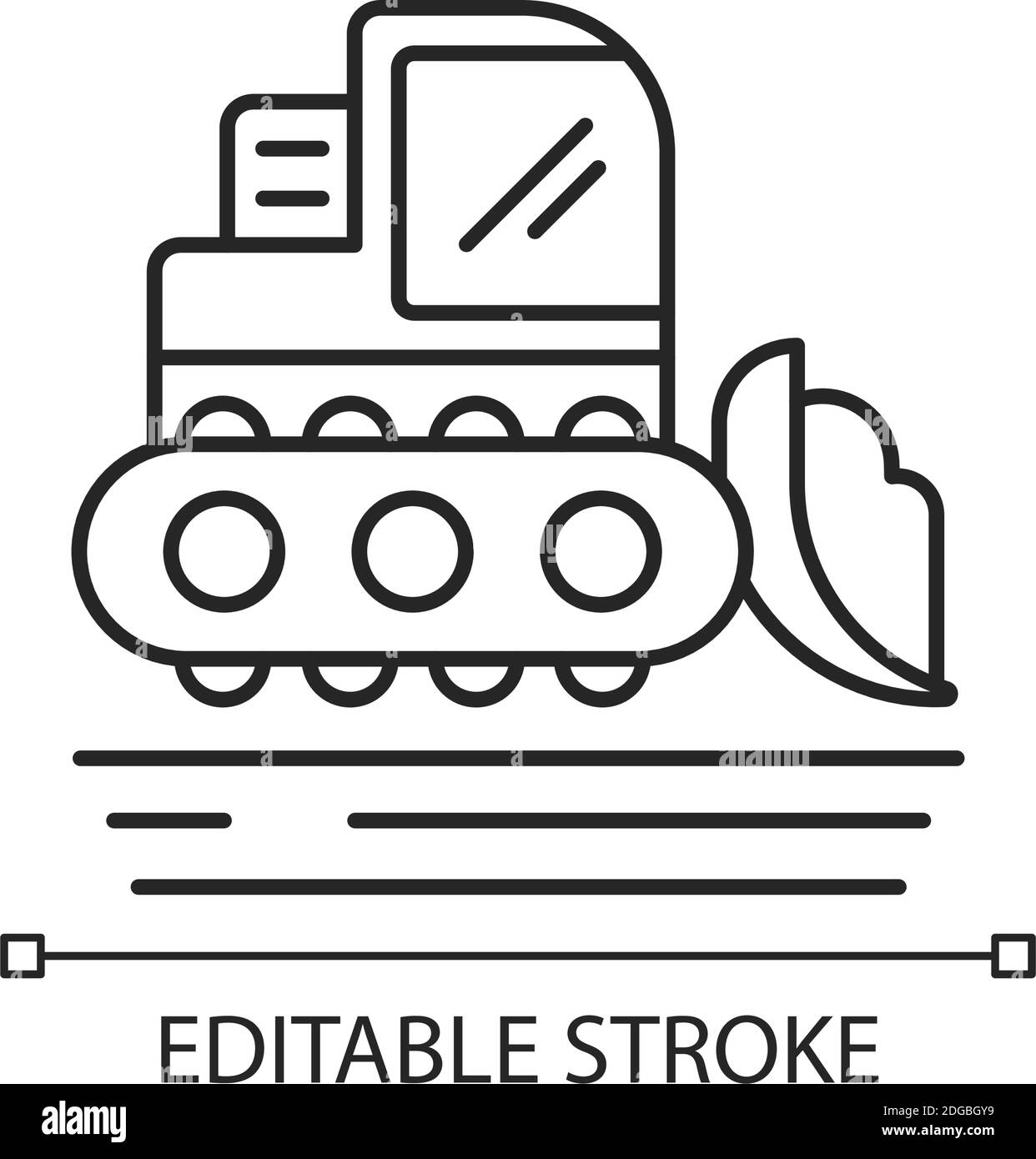 Snow grooming linear icon Stock Vector Image & Art - Alamy